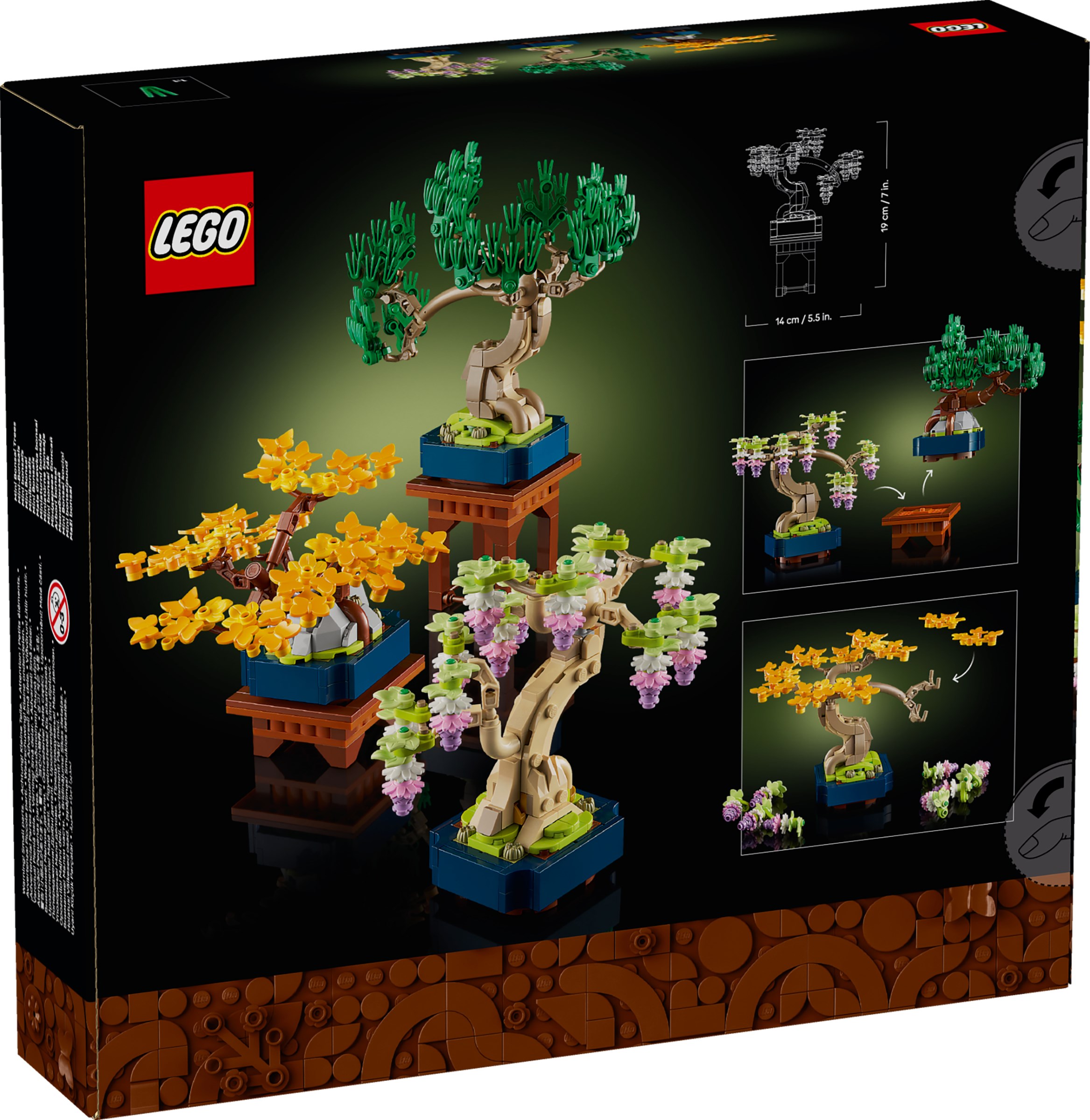 LEGO Botanicals Hibiscus and Mini Bonsai Trees unveiled! | Brickset